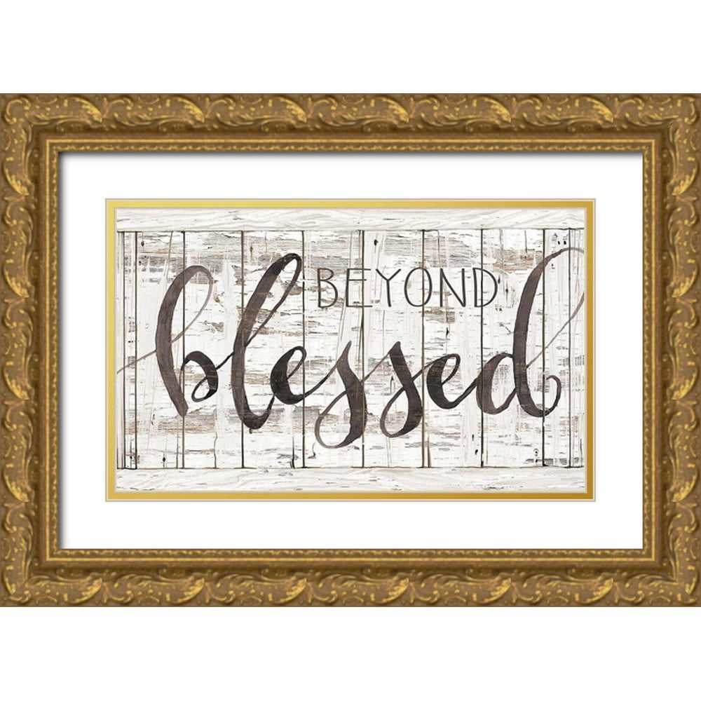 Jacobs, Cindy 14x10 Gold Ornate Wood Framed with Double Matting Museum ...