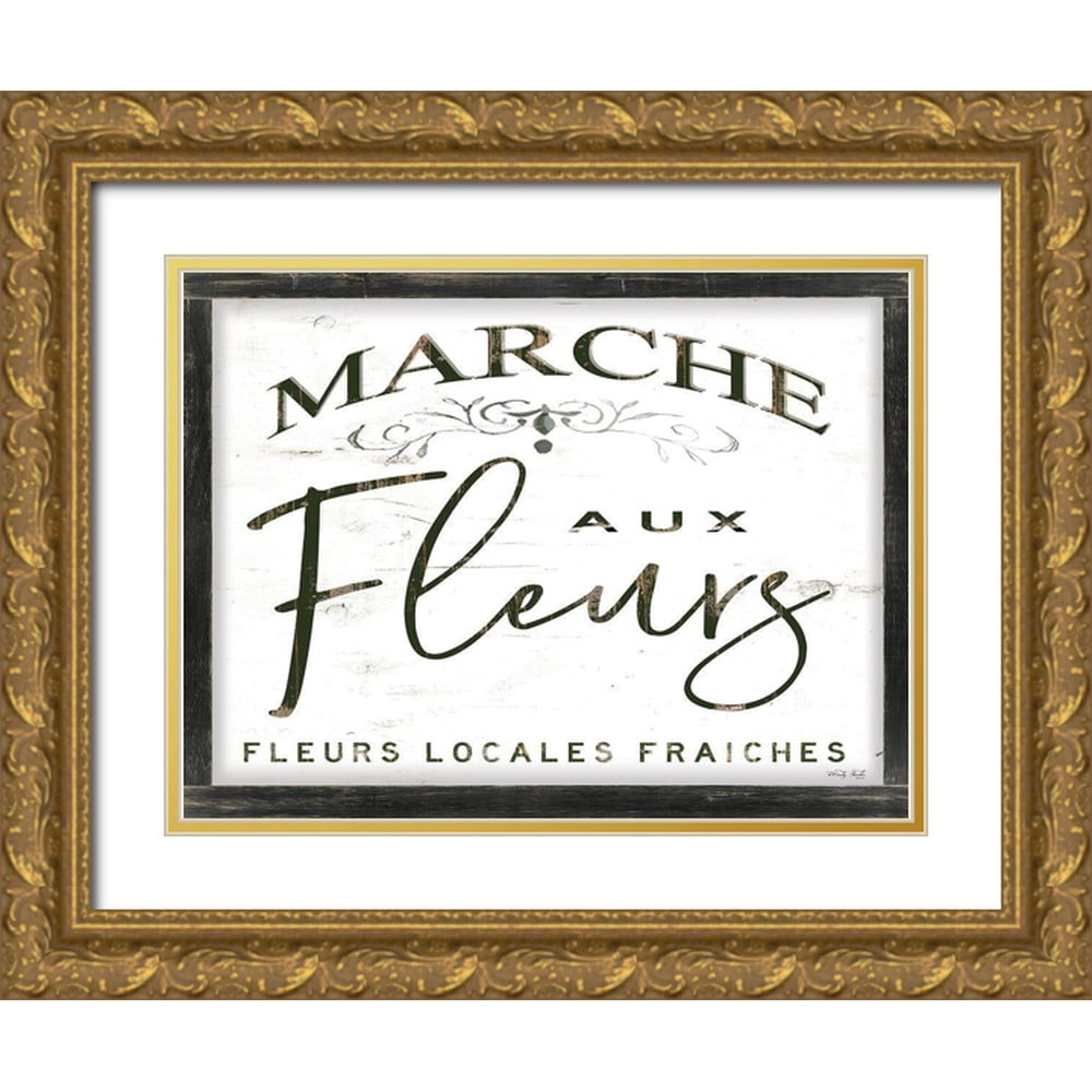 Jacobs, Cindy 14x12 Gold Ornate Wood Framed with Double Matting Museum ...