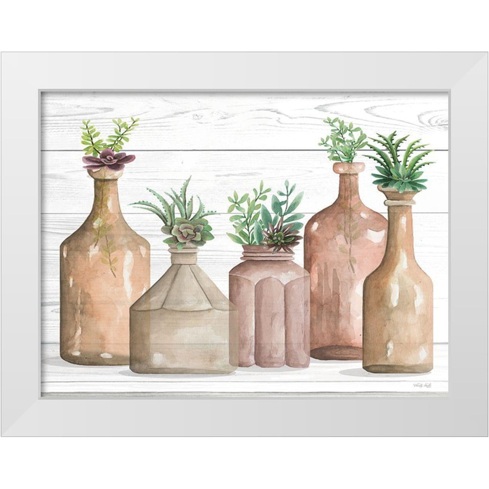 Jacobs, Cindy 14x12 White Modern Wood Framed Museum Art Print Titled ...