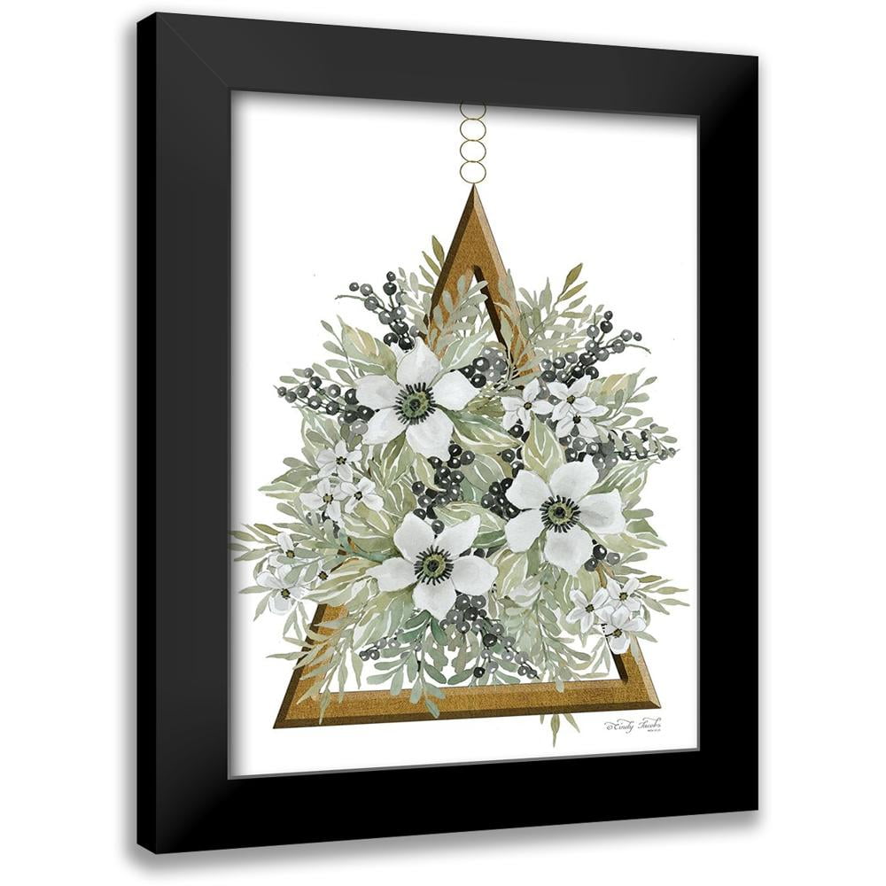 Jacobs, Cindy 14x18 Black Modern Framed Museum Art Print Titled - Geometric Triangle Muted ...