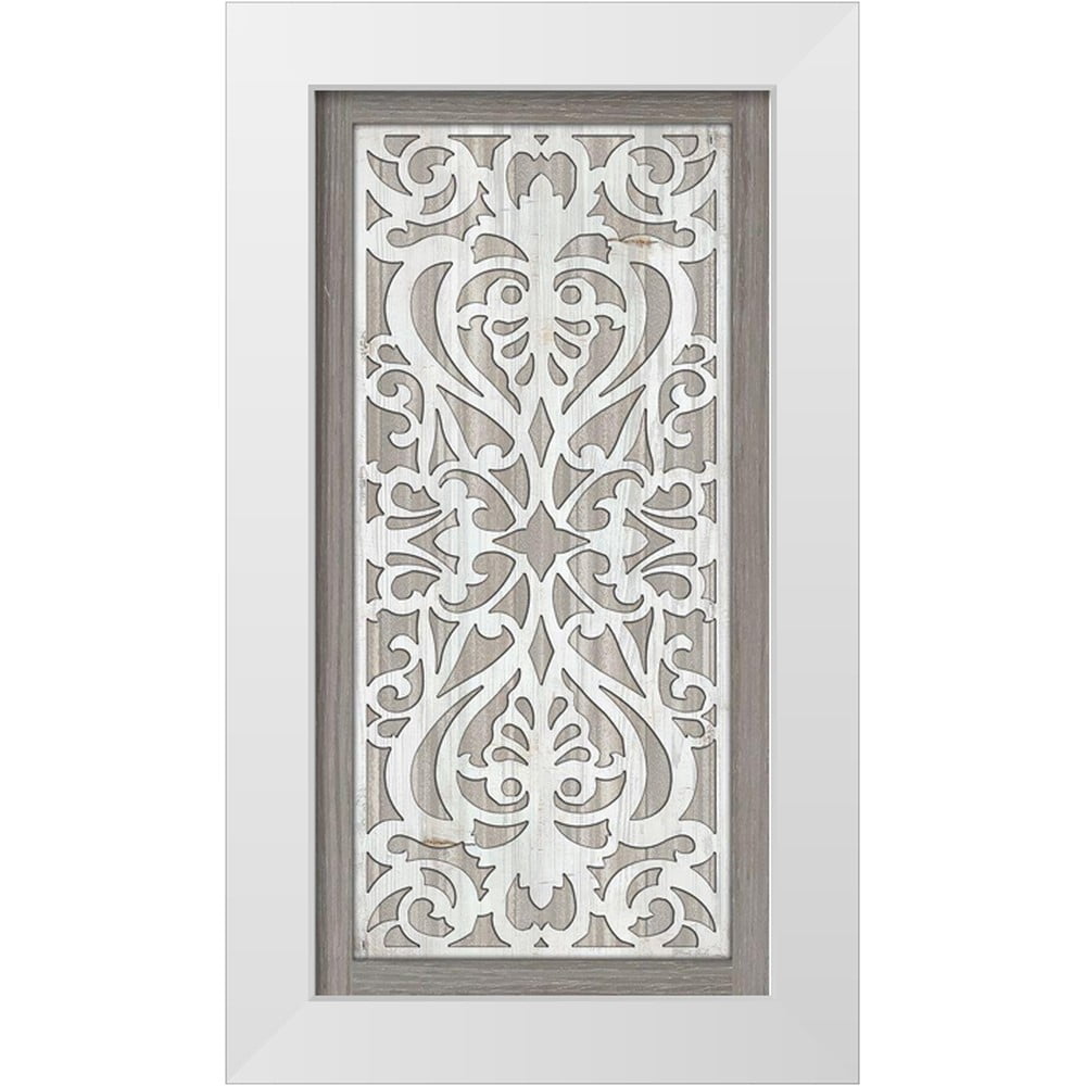 Jacobs, Cindy 14x24 White Modern Wood Framed Museum Art Print Titled ...