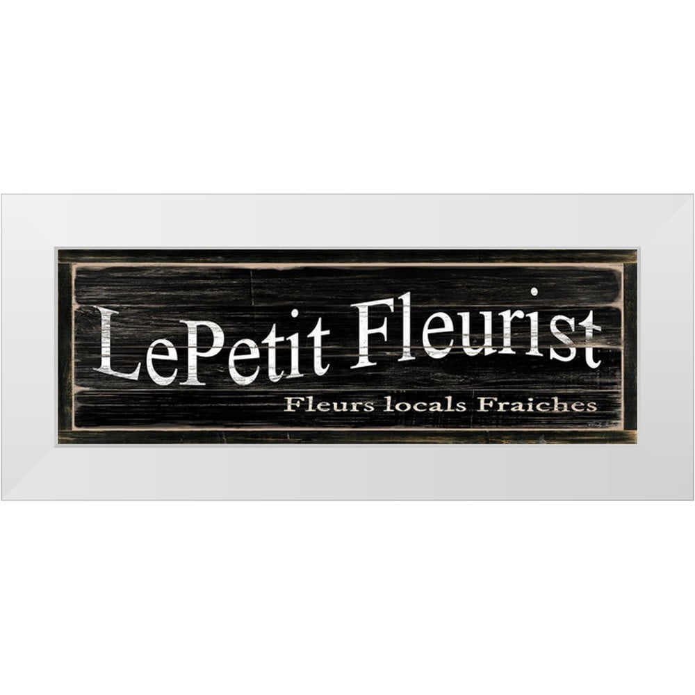 Jacobs, Cindy 14x7 White Modern Wood Framed Museum Art Print Titled ...