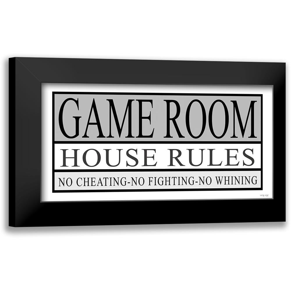 Jacobs, Cindy 14x9 Black Modern Framed Museum Art Print Titled - Game ...