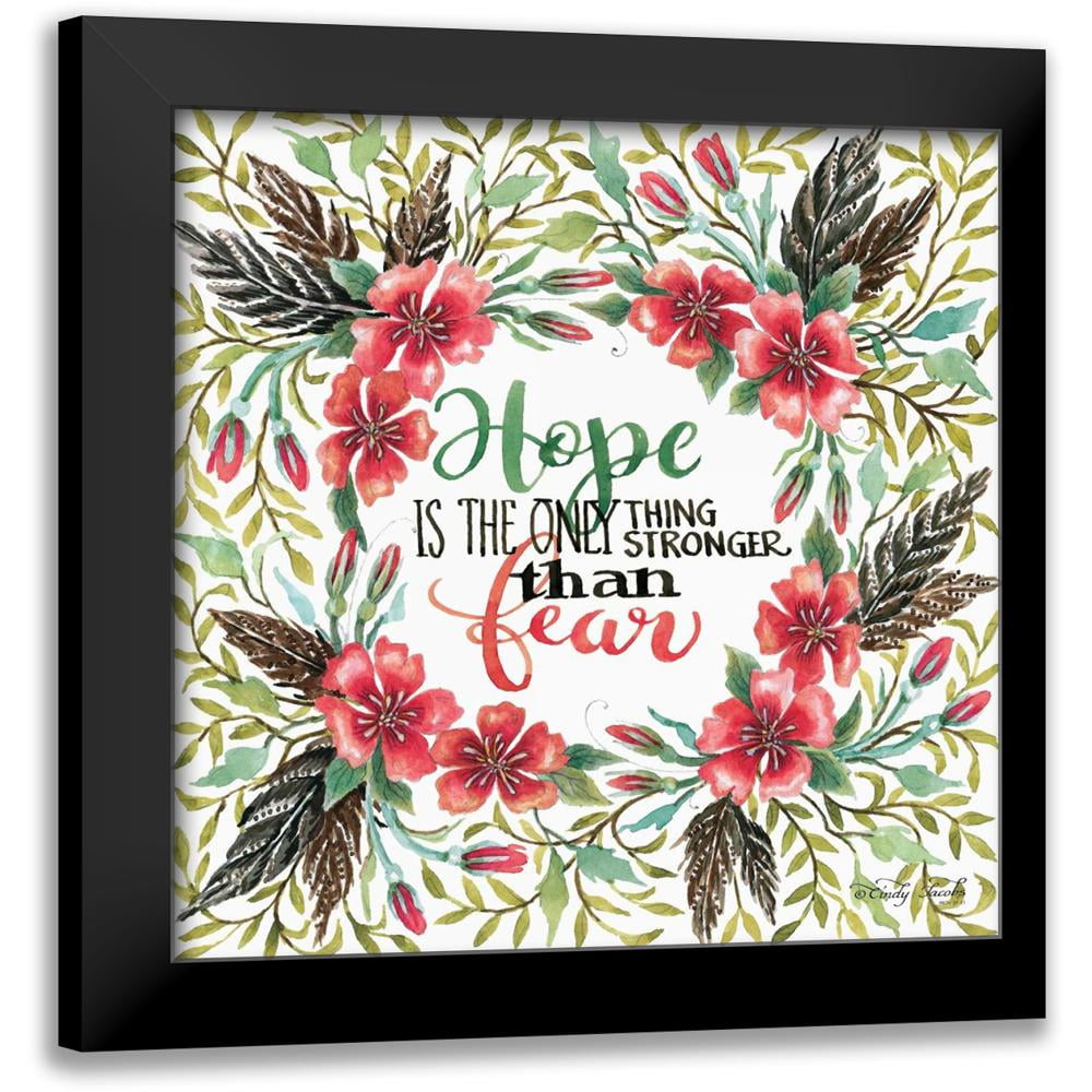Jacobs, Cindy 15x15 Black Modern Framed Museum Art Print Titled - Hope ...