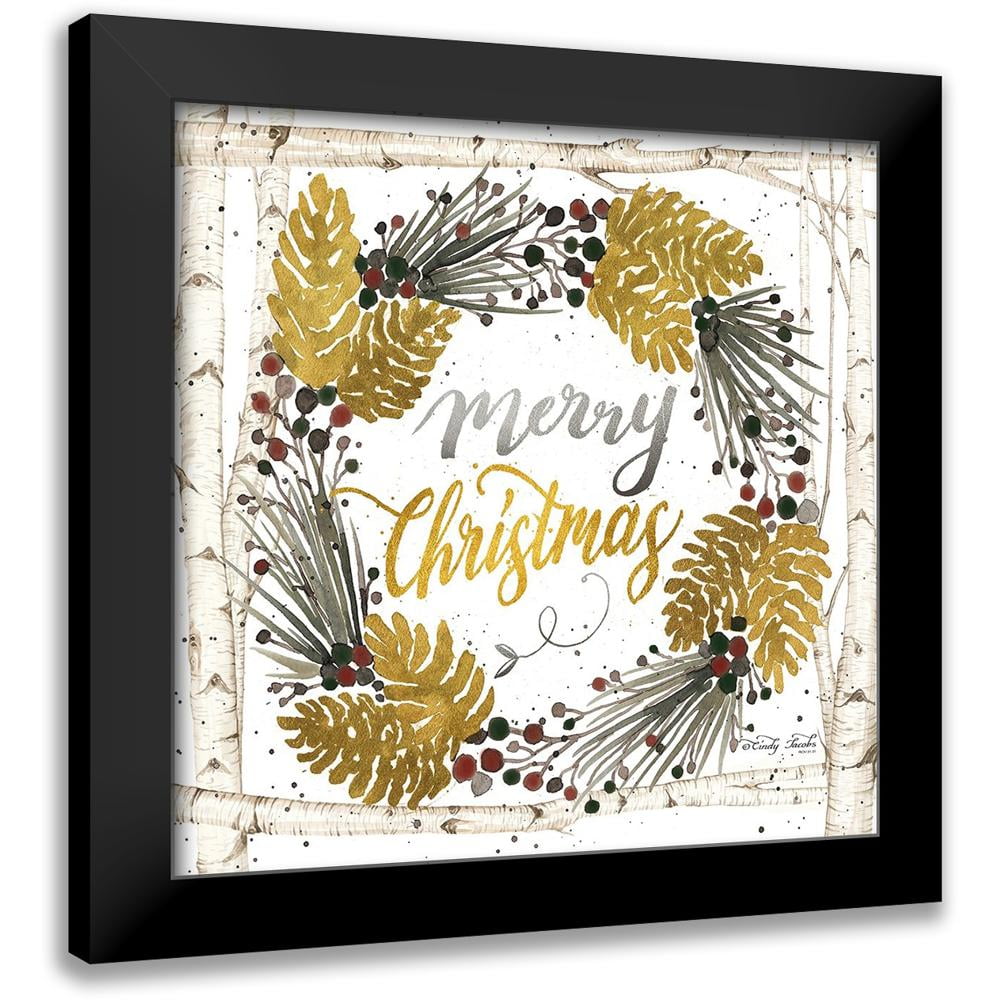 Jacobs, Cindy 15x15 Black Modern Framed Museum Art Print Titled - Merry ...