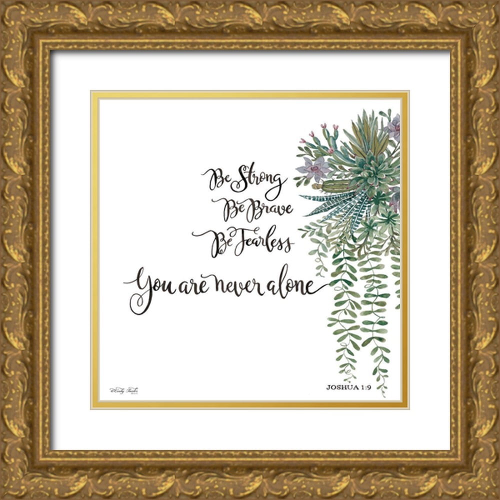 Jacobs, Cindy 15x15 Gold Ornate Wood Framed with Double Matting Museum ...