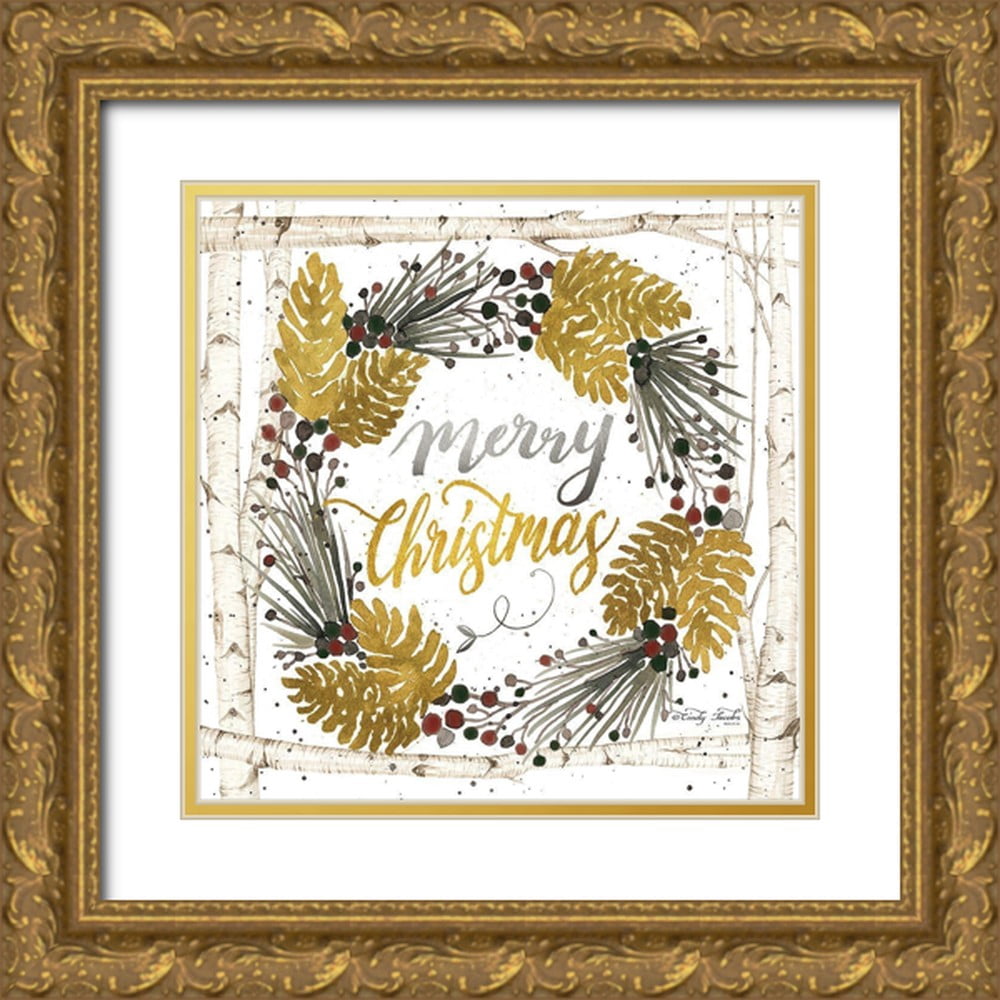Jacobs, Cindy 15x15 Gold Ornate Wood Framed with Double Matting Museum ...