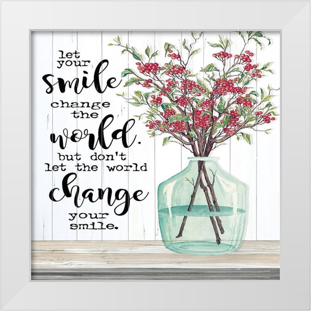 Jacobs, Cindy 15x15 White Modern Wood Framed Museum Art Print Titled ...