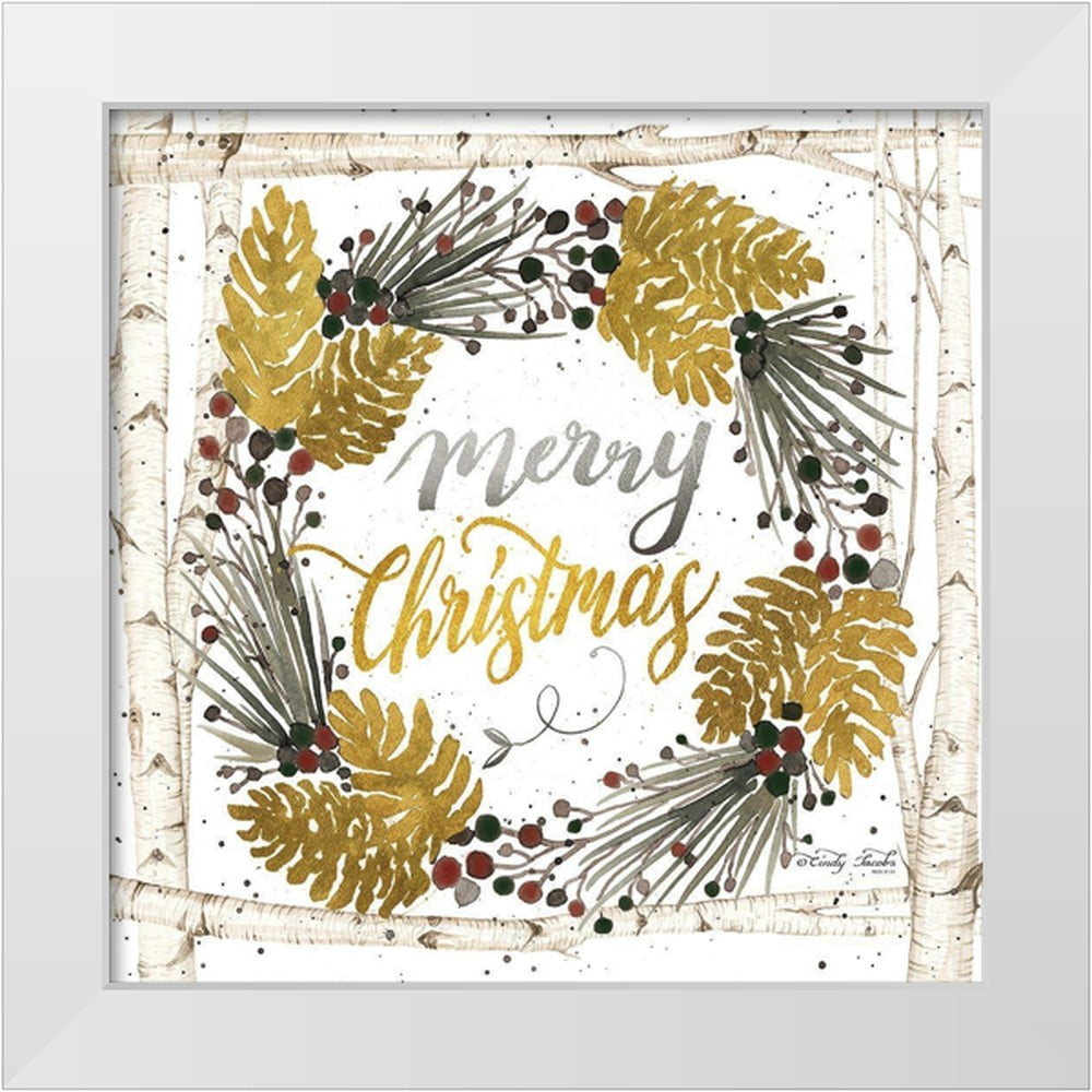 Jacobs, Cindy 15x15 White Modern Wood Framed Museum Art Print Titled ...