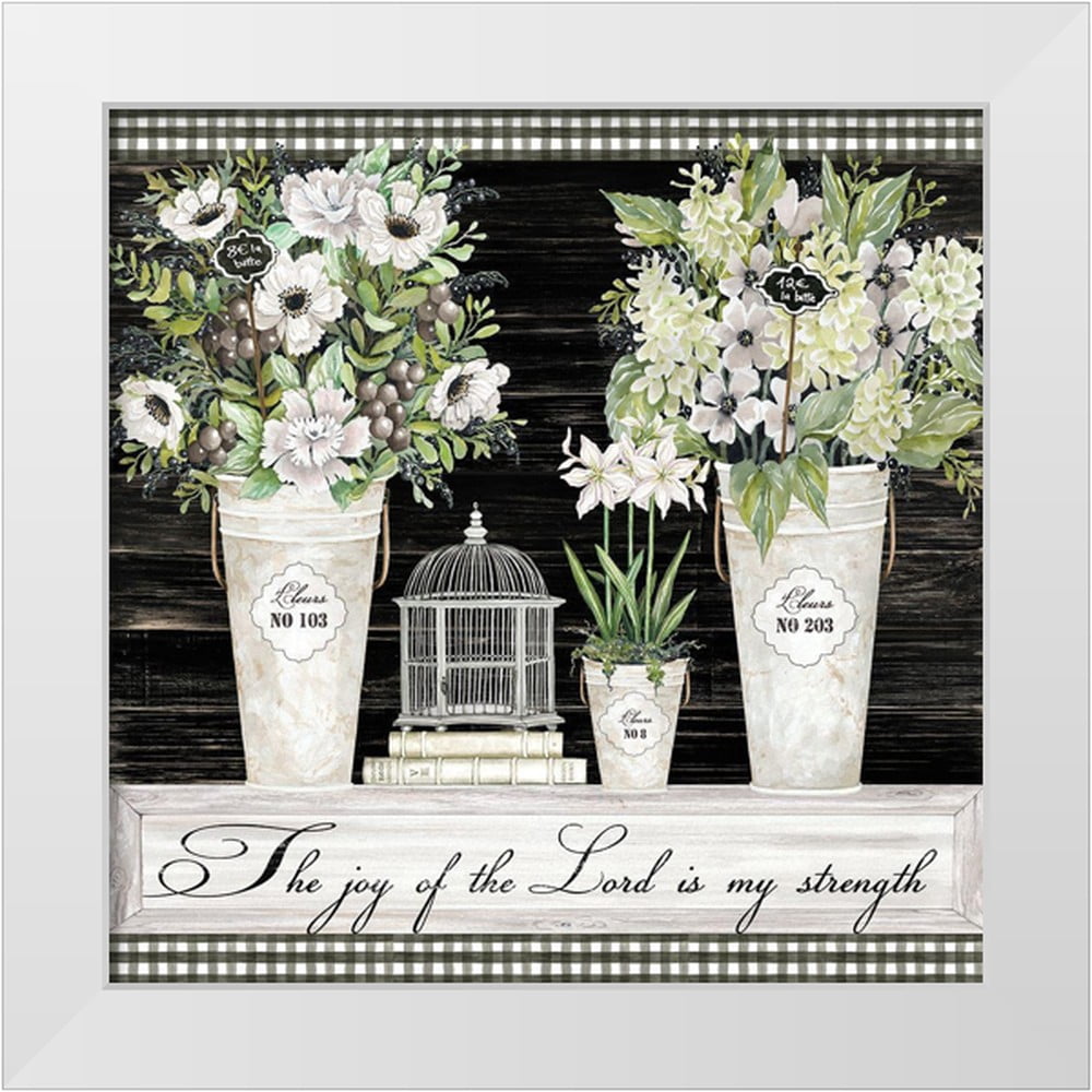 Jacobs, Cindy 15x15 White Modern Wood Framed Museum Art Print Titled ...