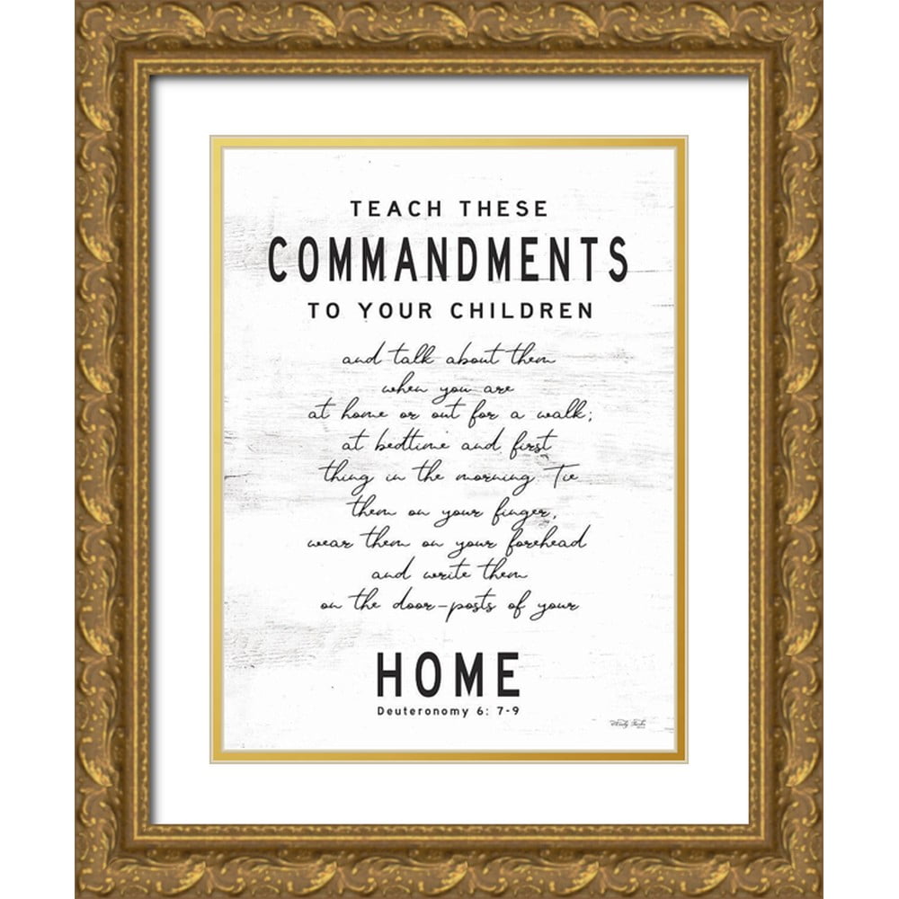 Jacobs, Cindy 15x18 Gold Ornate Wood Framed with Double Matting Museum ...