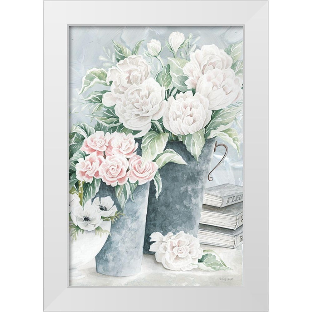 Jacobs, Cindy 17x24 White Modern Wood Framed Museum Art Print Titled ...