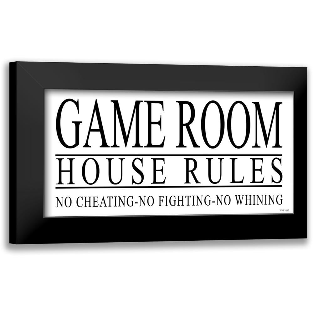 Jacobs, Cindy 18x11 Black Modern Framed Museum Art Print Titled - Game ...