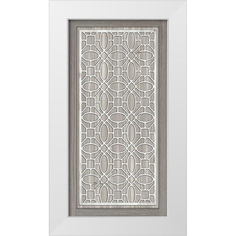 Jacobs, Cindy 18x32 White Modern Wood Framed Museum Art Print Titled ...