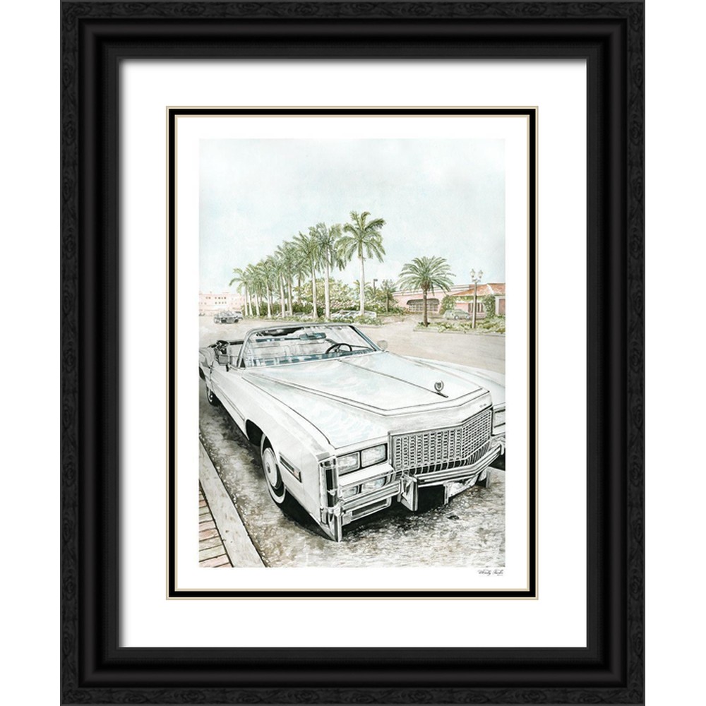 Jacobs, Cindy 19x24 Black Ornate Wood Framed with Double Matting Museum ...