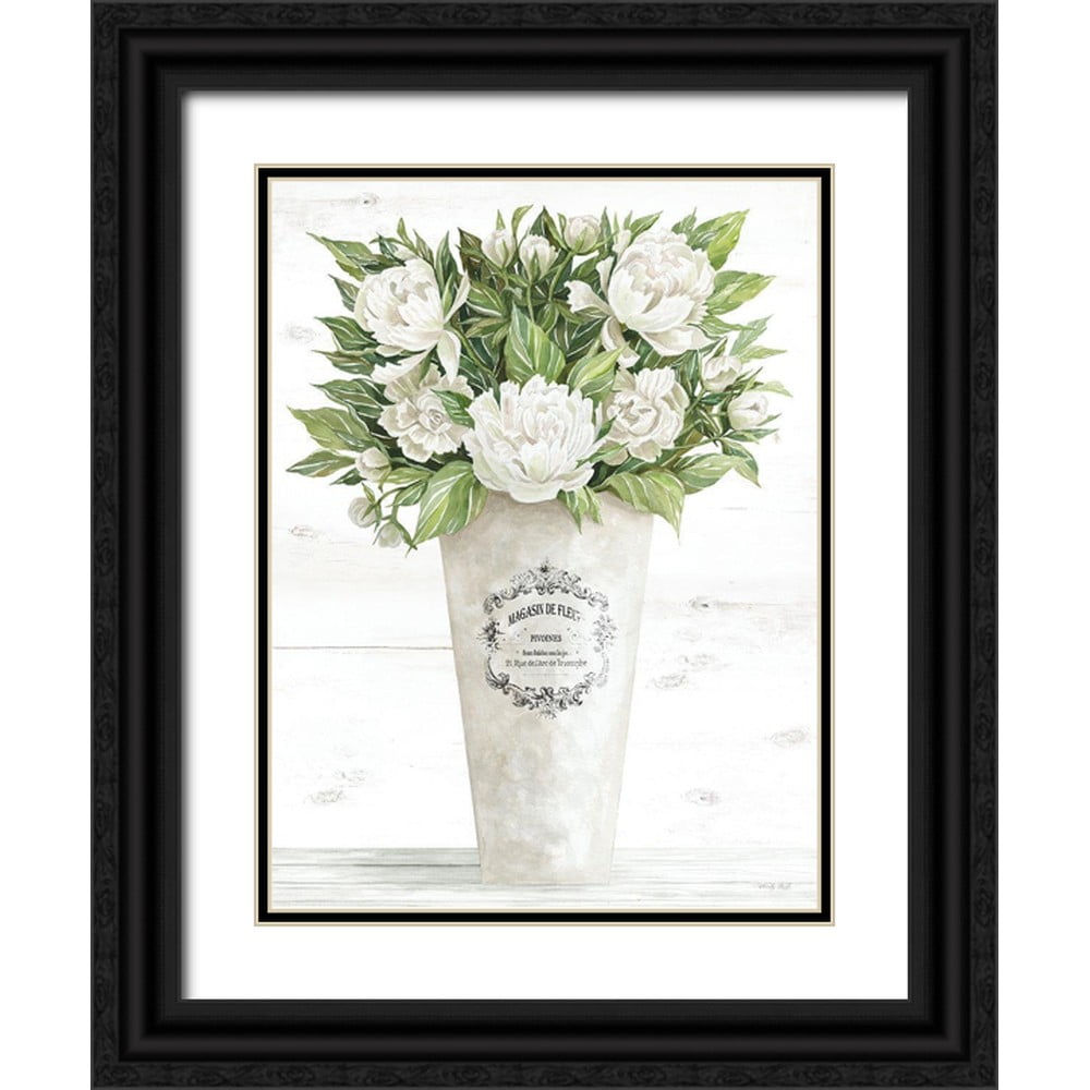 Jacobs, Cindy 19x24 Black Ornate Wood Framed with Double Matting Museum ...