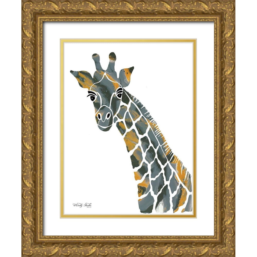 Jacobs, Cindy 19x24 Gold Ornate Wood Framed with Double Matting Museum ...