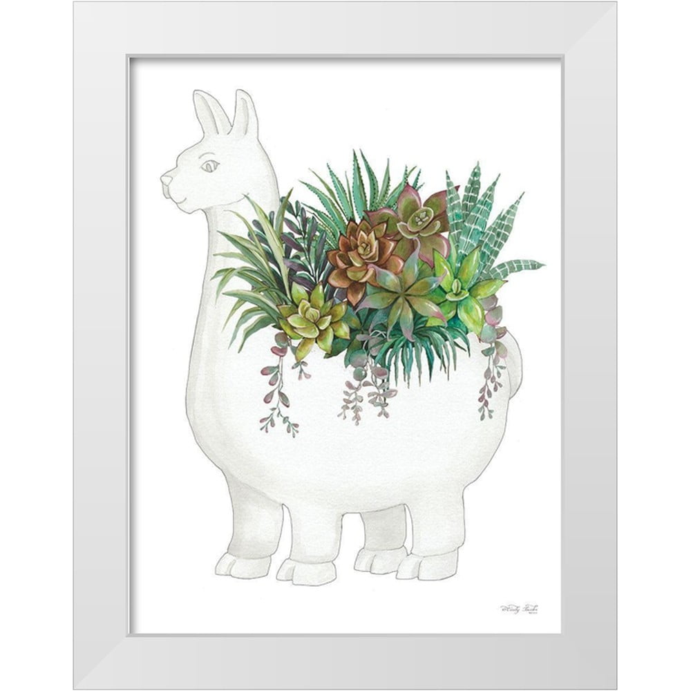 Jacobs, Cindy 19x24 White Modern Wood Framed Museum Art Print Titled ...