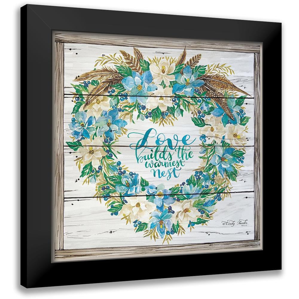 Jacobs, Cindy 20x20 Black Modern Framed Museum Art Print Titled - Love ...
