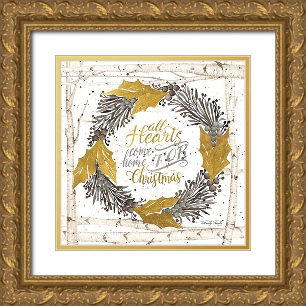 Jacobs, Cindy 20x20 Gold Ornate Wood Framed with Double Matting Museum ...