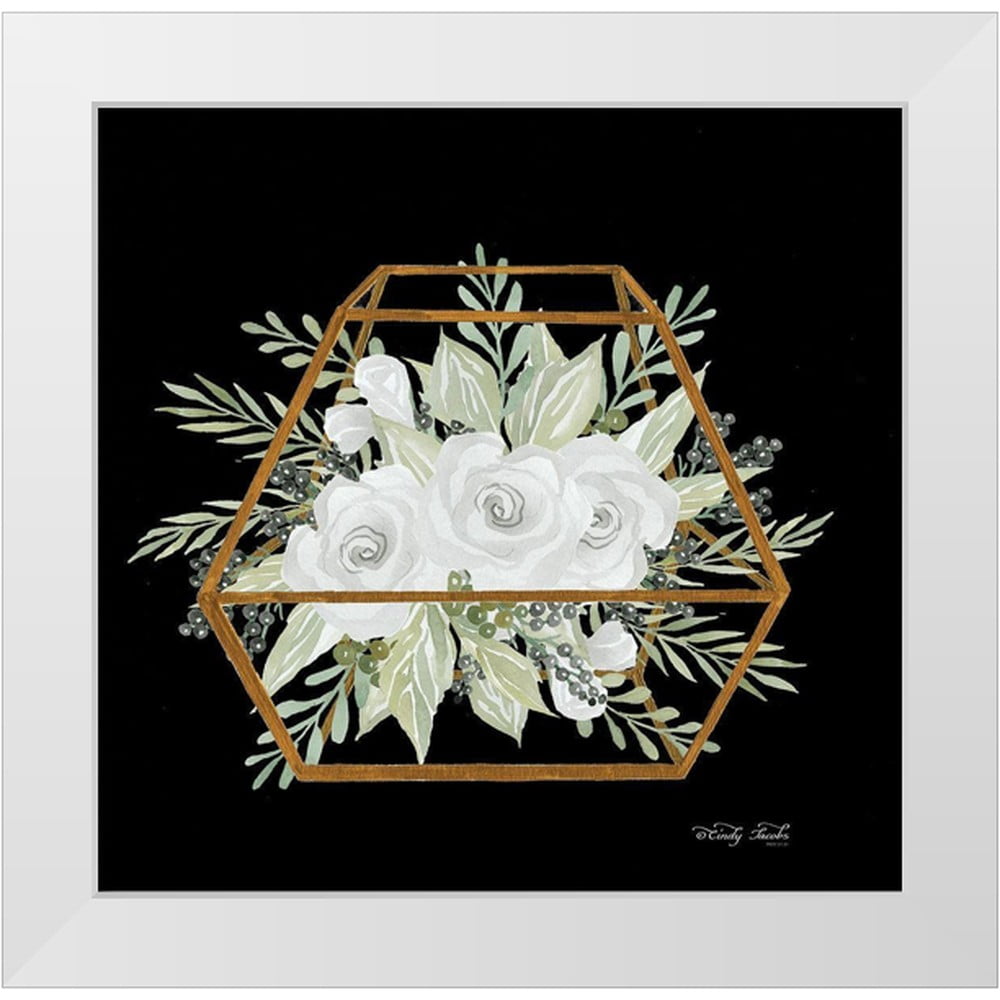 Jacobs, Cindy 20x20 White Modern Wood Framed Museum Art Print Titled ...