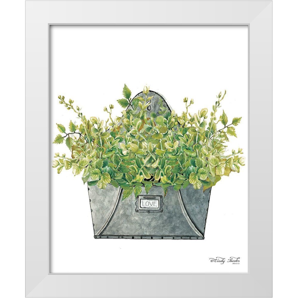 Jacobs, Cindy 20x24 White Modern Wood Framed Museum Art Print Titled ...