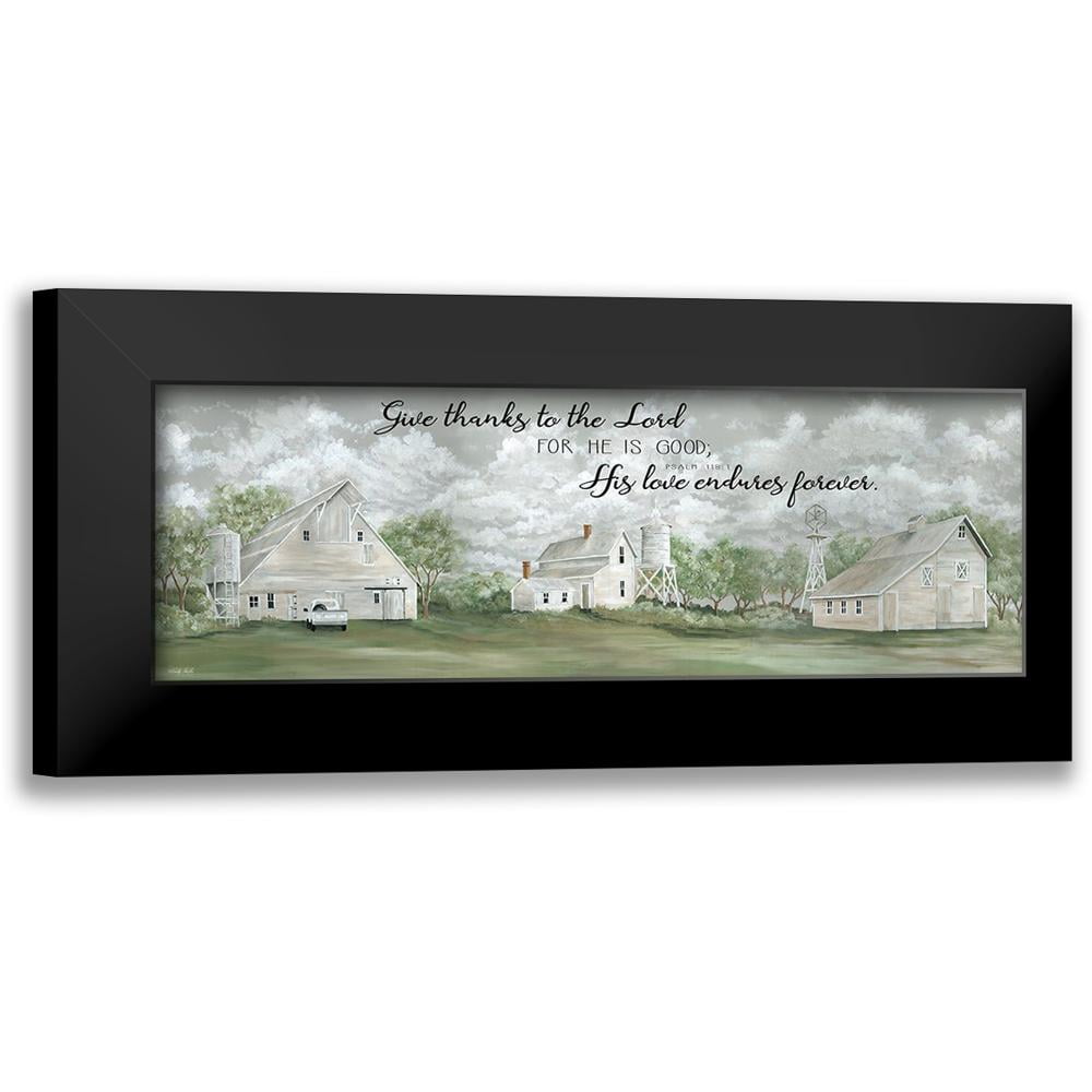 Jacobs, Cindy 24x11 Black Modern Framed Museum Art Print Titled - Give ...