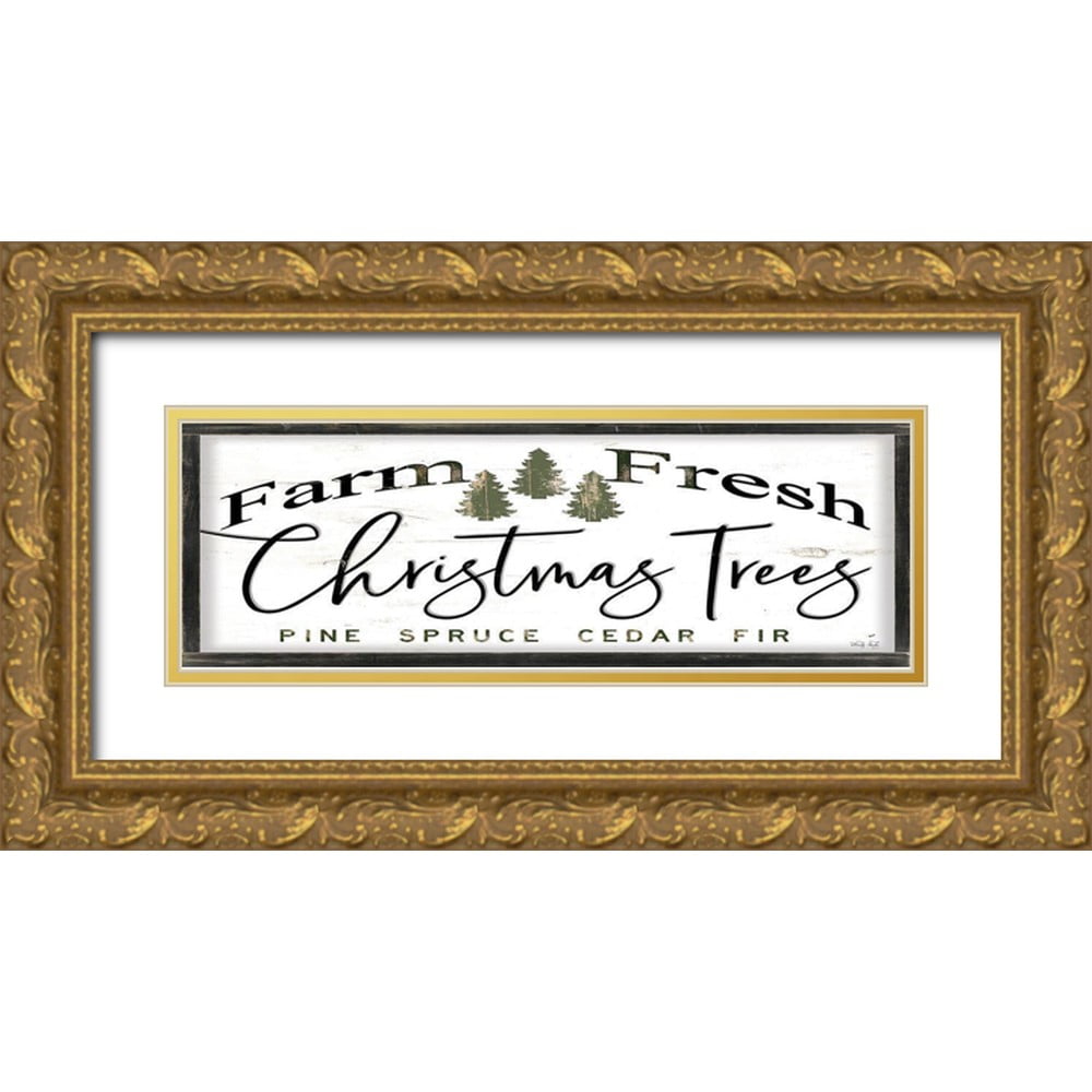 Jacobs, Cindy 24x11 Gold Ornate Wood Framed with Double Matting Museum ...