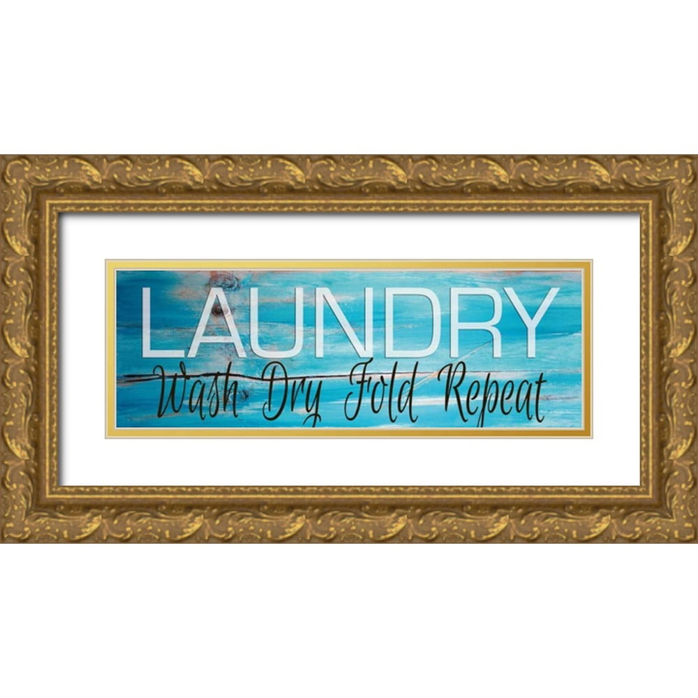 Jacobs, Cindy 24x11 Gold Ornate Wood Framed with Double Matting Museum ...