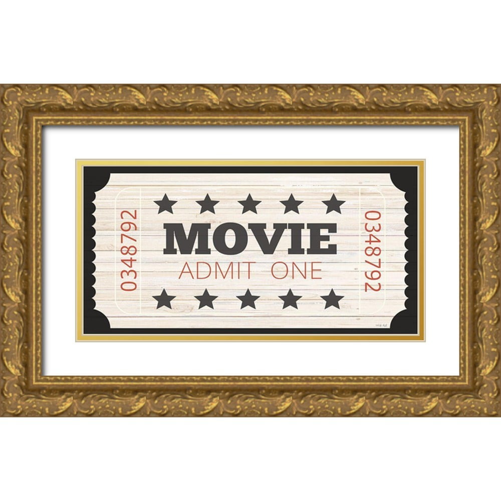 Jacobs, Cindy 24x14 Gold Ornate Wood Framed with Double Matting Museum Art Print Titled - Admit ...