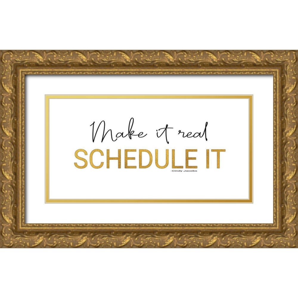 Jacobs, Cindy 24x14 Gold Ornate Wood Framed with Double Matting Museum ...