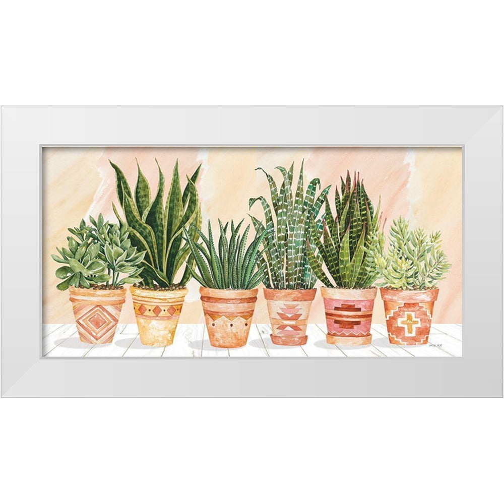 Jacobs, Cindy 24x14 White Modern Wood Framed Museum Art Print Titled ...