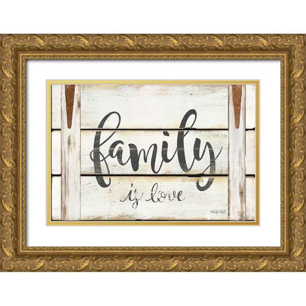 Jacobs, Cindy 24x17 Gold Ornate Wood Framed with Double Matting Museum ...