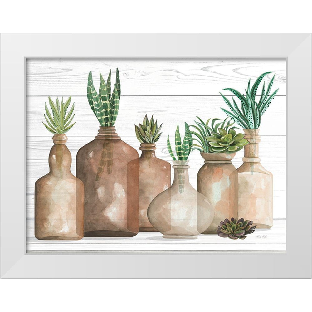 Jacobs, Cindy 24x19 White Modern Wood Framed Museum Art Print Titled ...