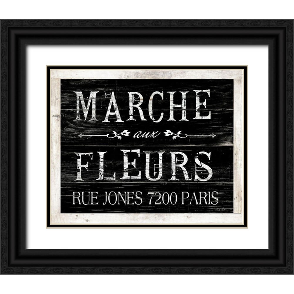 Jacobs, Cindy 24x20 Black Ornate Wood Framed with Double Matting Museum ...