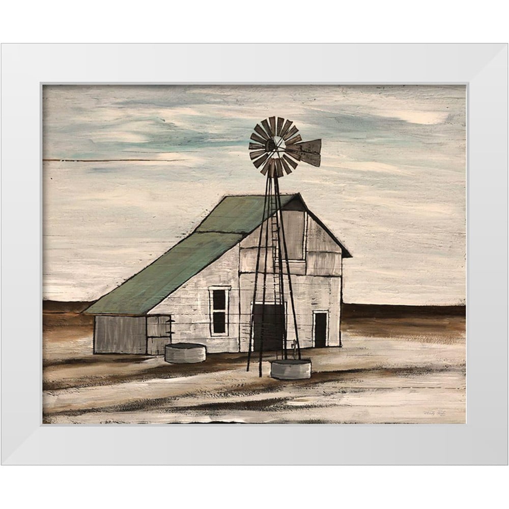 Jacobs, Cindy 24x20 White Modern Wood Framed Museum Art Print Titled ...