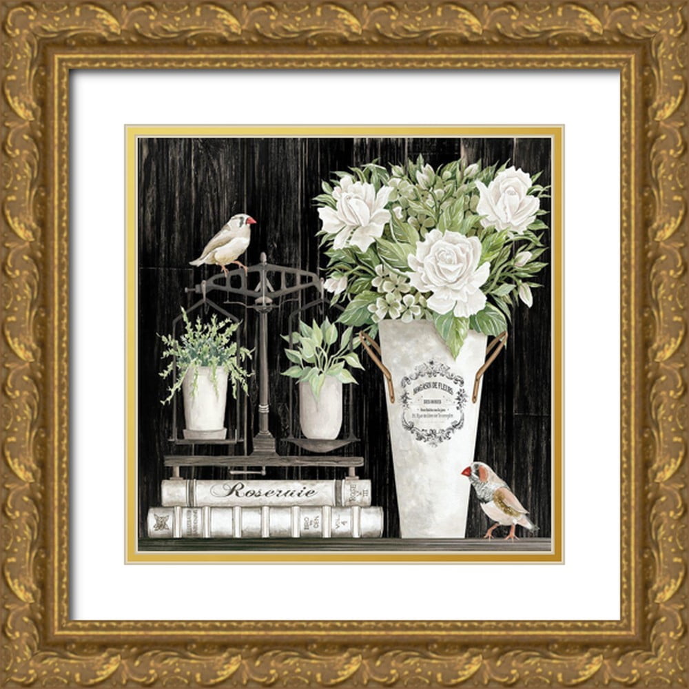 Jacobs, Cindy 26x26 Gold Ornate Wood Framed with Double Matting Museum ...