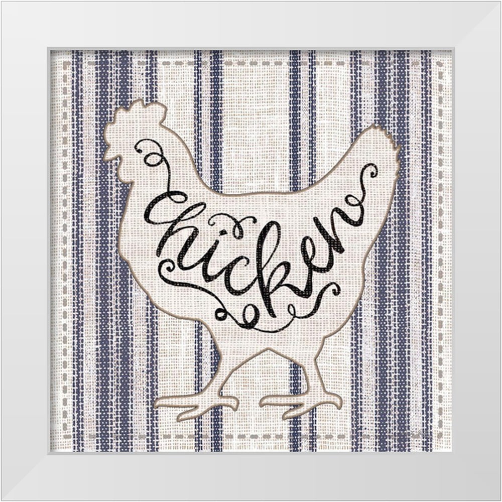 Jacobs, Cindy 26x26 White Modern Wood Framed Museum Art Print Titled ...