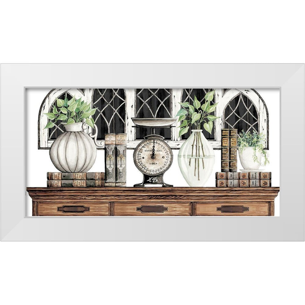 Jacobs, Cindy 32x18 White Modern Wood Framed Museum Art Print Titled ...