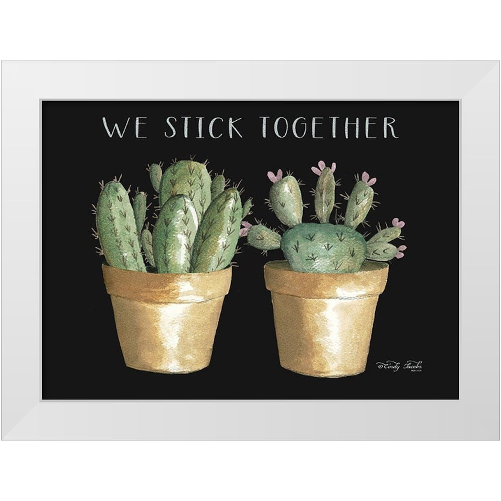 Jacobs, Cindy 32x24 White Modern Wood Framed Museum Art Print Titled ...