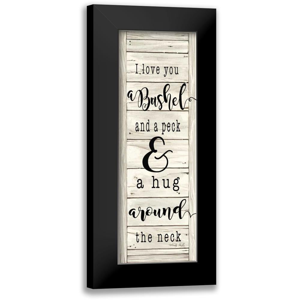 Jacobs, Cindy 7x14 Black Modern Framed Museum Art Print Titled - Hug ...