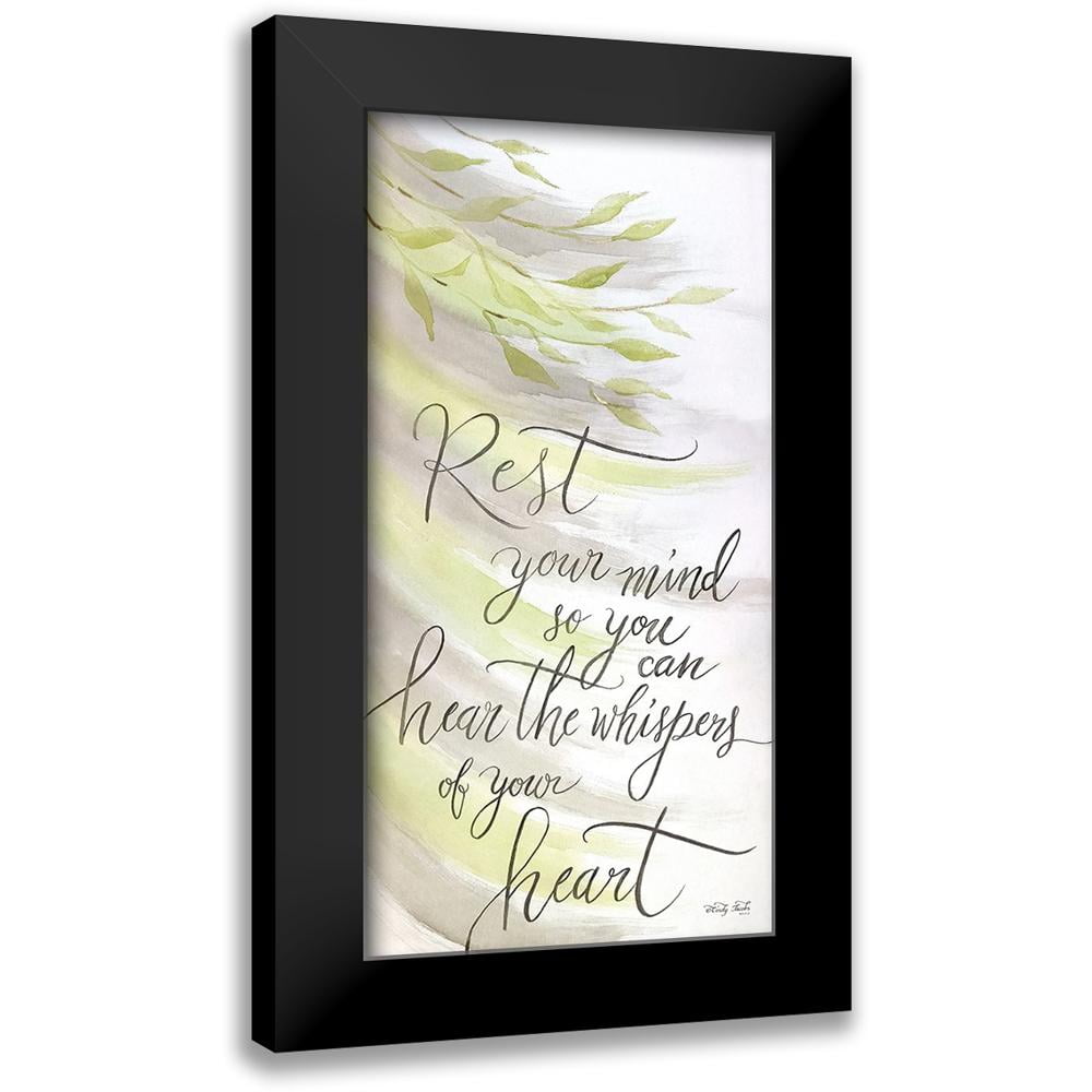 Jacobs, Cindy 9x14 Black Modern Framed Museum Art Print Titled - Rest ...