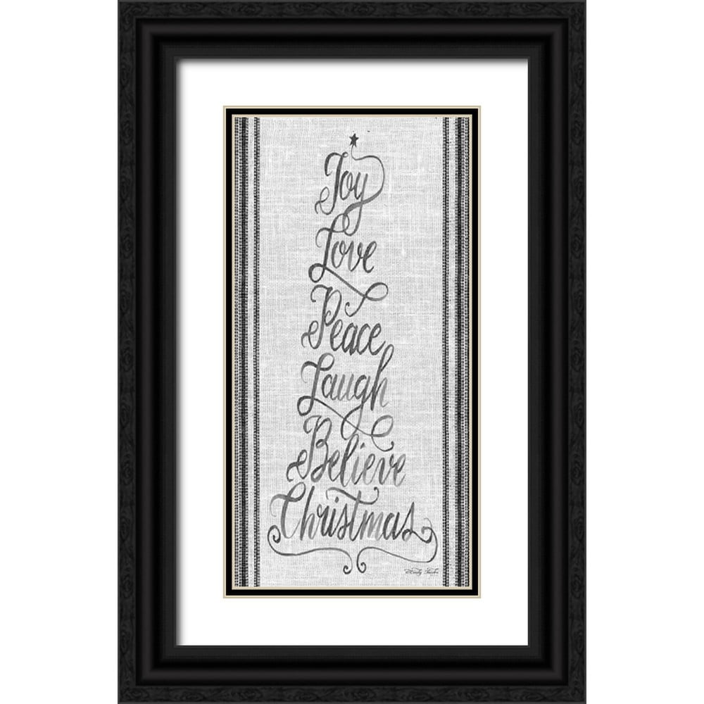 Jacobs, Cindy 9x14 Black Ornate Wood Framed with Double Matting Museum ...