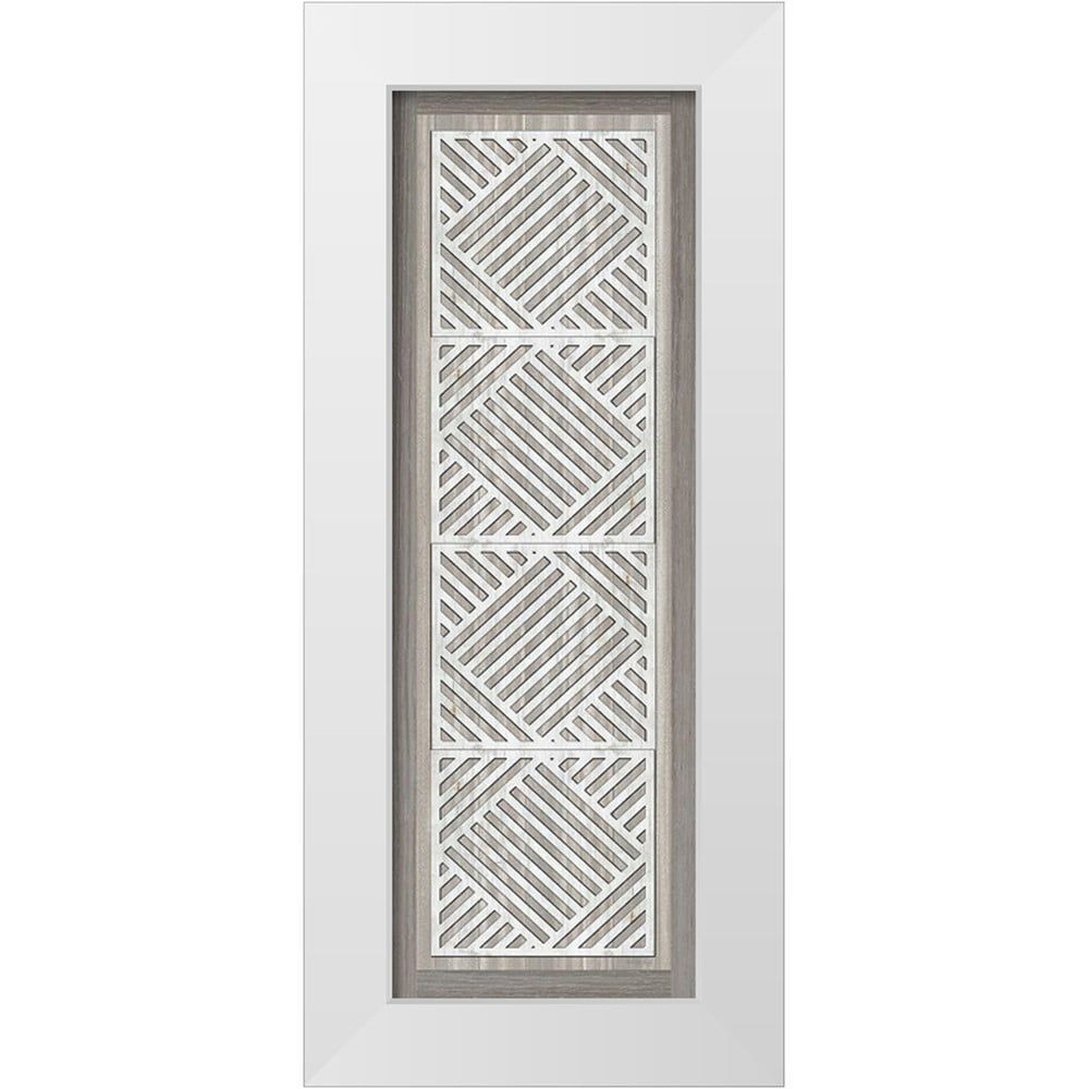 Jacobs, Cindy 9x18 White Modern Wood Framed Museum Art Print Titled ...