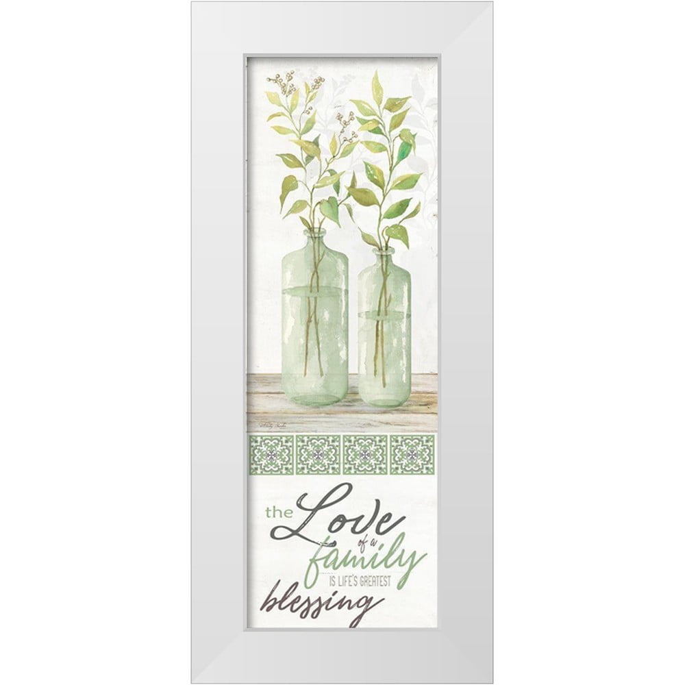 Jacobs, Cindy 9x18 White Modern Wood Framed Museum Art Print Titled ...