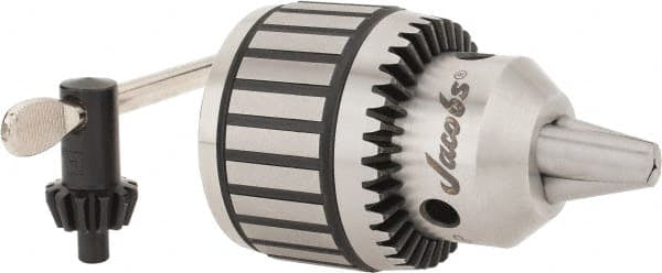 Jacobs JT4 Taper Mount Drill Chuck K4 Key, 1/8 to 3/4" Capacity ...