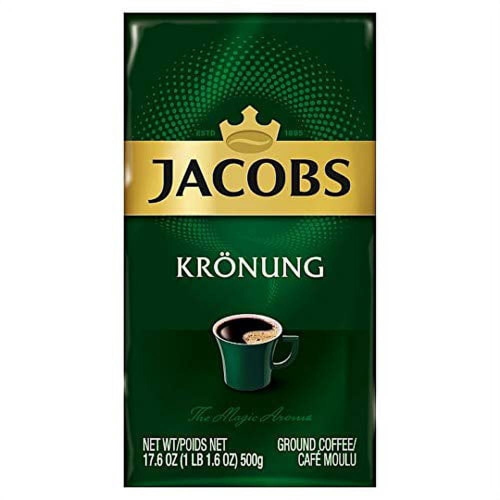 Jacobs Kaffee Krönung Premium Ground Coffee, Medium Roast, 17.6 oz ...