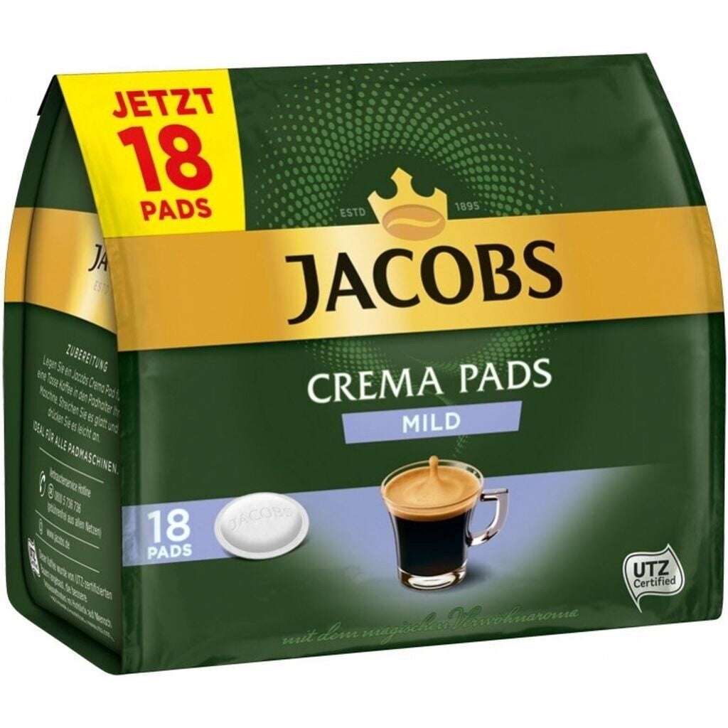 Jacobs Kronung Coffee Crema Mild PADS -18 pads- 118g ( Senseo coffee ...