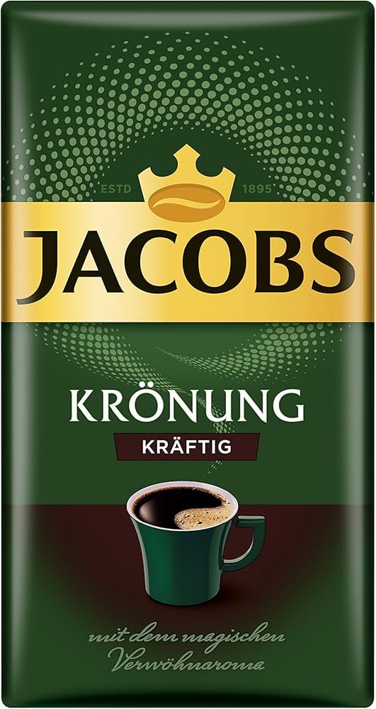 Jacobs Kronung STRONG Kraftig ground coffee 500g/17 oz - Walmart.com