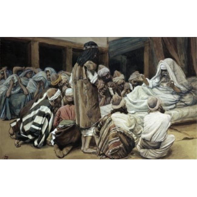 Jacobs Last Moments James J. Tissot 1836-1902 French Jewish Museum New York Poster Print - 18 x ...